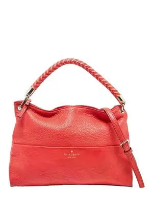 Kate Spade New York Leather Handheld Bag - Red