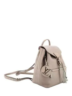 LOUIS VUITTON Montsouris Nm Monogram Empreinte Leather Pm Backpack - Neutrals
