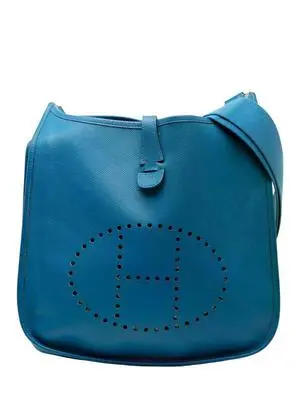 Hermès 2011 Epsom Evelyne Iii 29 Crossbody Bag - Blue