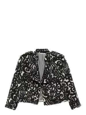 PARLOR Pattern Design Jacket - Black