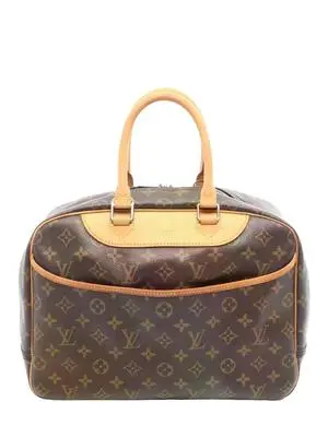 LOUIS VUITTON 1996 Deauville Bowling Handbag - Brown