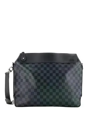 LOUIS VUITTON Greenwich Damier Cobalt Messenger Bag - Black