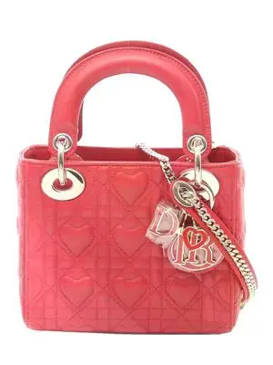 Dior 2010s Lady Mini Bag - Red