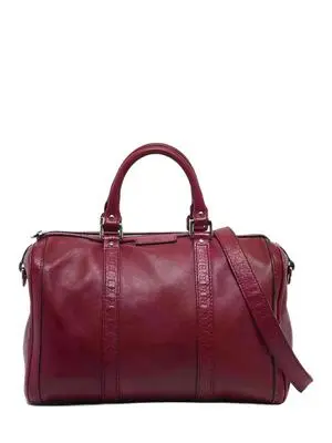 Gucci Boston Leather Bag - Red