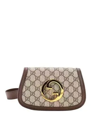 Gucci Blondie Gg Coated Canvas Belt Bag - Brown