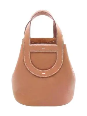 Hermès 2024 Loop 18 Leather Tote Bag - Brown