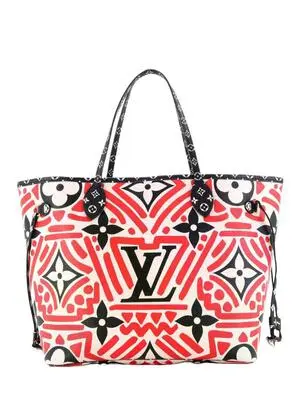 LOUIS VUITTON Neverfull Nm Limited Edition Crafty Monogram Giant Mm Tote Bag - Black