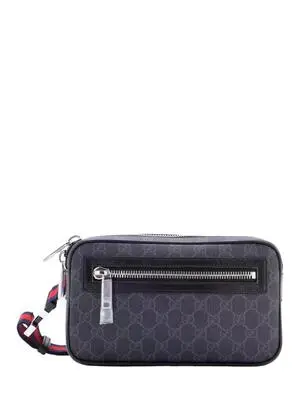 Gucci Gg Coated Canvas Small Belt Bag - Black
