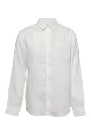 DEREK ROSE Linen Button-front Shirt
