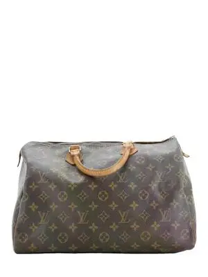 LOUIS VUITTON Speedy Handbag Monogram Canvas 35 - Brown