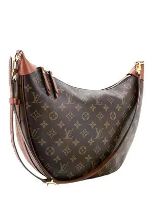 LOUIS VUITTON Loop Reverse Monogram Canvas Hobo Bag - Brown