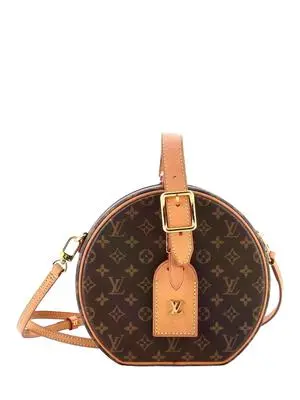 LOUIS VUITTON Petite Boite Chapeau Monogram Crossbody Bag - Brown