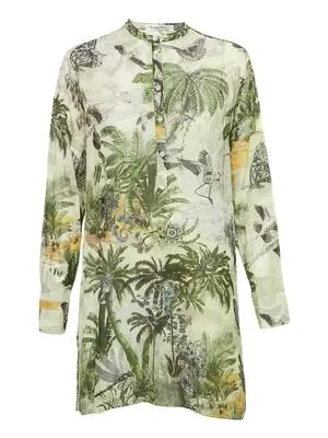 Dior All-over Print Tunic - Green