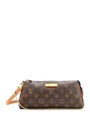 LOUIS VUITTON Eva Clutch Monogram Canvas - Brown