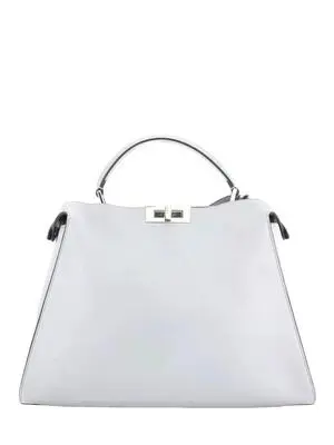 Fendi Peekaboo Essential Large Satchel - Grey