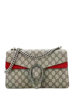 Gucci Dionysus GG Coated Canvas Small Shoulder Bag Brown