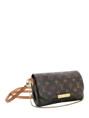 LOUIS VUITTON Favorite Handbag Monogram Canvas Pm - Brown
