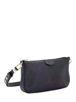 LOUIS VUITTON Multi Pochette Accessoires Monogram Empreinte Giant Crossbody Bag - Black