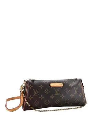 LOUIS VUITTON Eva Monogram Canvas Clutch - Brown