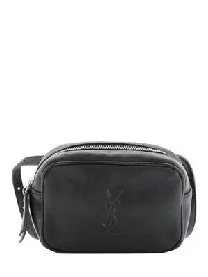Saint Laurent Lou Camera Mini Crossbody Bag - Black