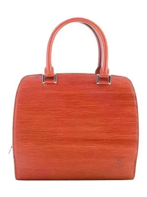 LOUIS VUITTON Pont Neuf Handbag Epi Leather Pm Satchel - Brown