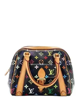 LOUIS VUITTON Priscilla Handbag Monogram Multicolor Satchel - Black