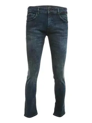 BOSS Dark-wash Straight Leg Jeans - Blue