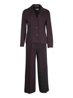 Max Mara Single-breasted Suit - Purple