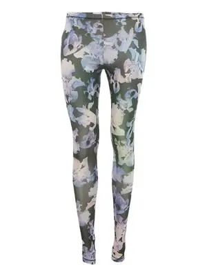 Alexander McQueen Floral-print Leggings - Purple