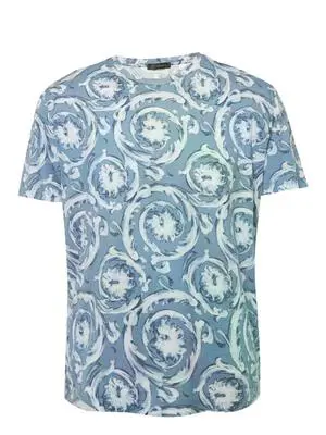 Versace Baroque-print T-shirt - Blue