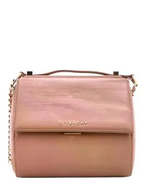 Givenchy Chain Pandora Box Mini Crossbody Bag - Neutrals