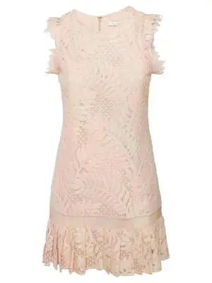Alexis Lace Shift Dress - Pink