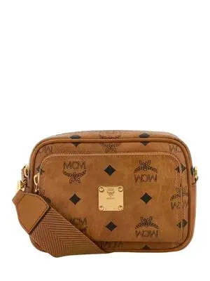 Mcm Printed Mini Bag - Brown