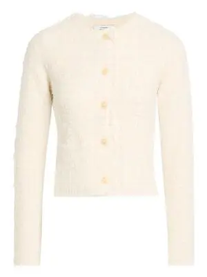 Vince Brushed Knitted Cardigan - Off-white