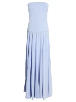 ESSE STUDIOS Illi Strapless Maxi Dress - Sky Blue
