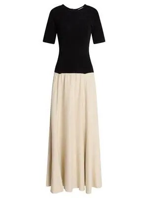 ESSE STUDIOS Two-tone Maxi Dress - Black
