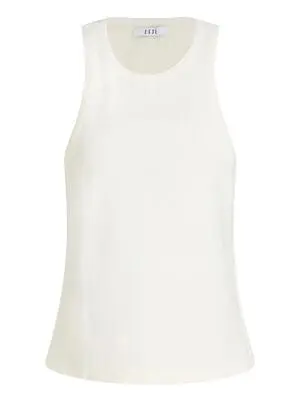 ESSE STUDIOS Ribbed Jersey Tank - Ivory