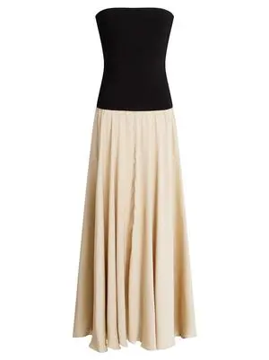 ESSE STUDIOS Illi Strapless Maxi Dress - Black