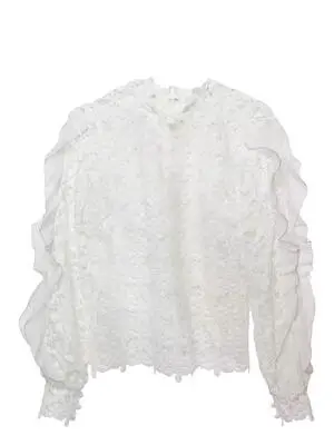 SELF-PORTRAIT Floral Lace Blouse