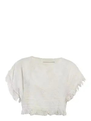 ZIMMERMANN Palm Tree Fringed Top