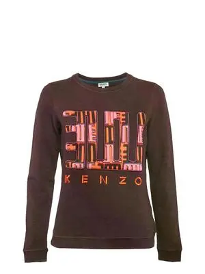 Kenzo Embroidered Logo Sweatshirt - Red