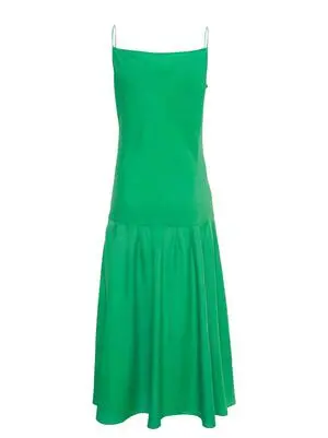Red Valentino Vintage Crepe Midi Dress - Green