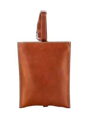 Hermès Leather Crossbody Bag Wallet - Brown