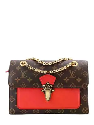 LOUIS VUITTON Victoire Handbag Monogram Canvas And Leather - Brown