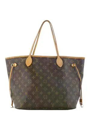 LOUIS VUITTON Neverfull Monogram Canvas Mm Tote Bag - Brown