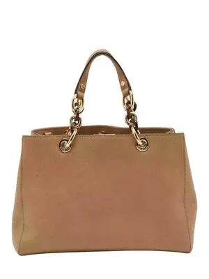 Michael Kors Cynthia Leather Tote - Brown