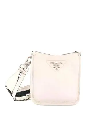 PRADA Logo Strap Vitello Daino Mini Crossbody Bag