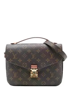 LOUIS VUITTON 2020 Monogram Pochette Metis Satchel - Brown