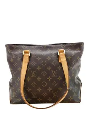 LOUIS VUITTON Cabas Piano Monogram Canvas Tote Bag - Brown