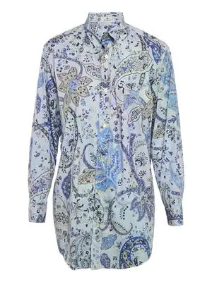 Etro Paisley Print Shirt - Blue